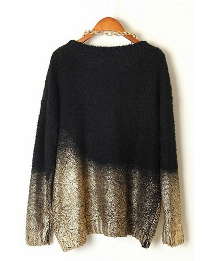 Gradient Loose Fit Sweater on Luulla