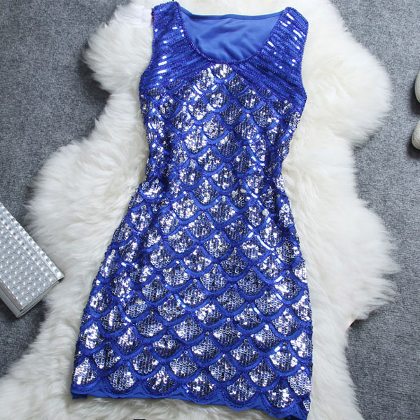 Sequined Night Club Woman Dress on Luulla